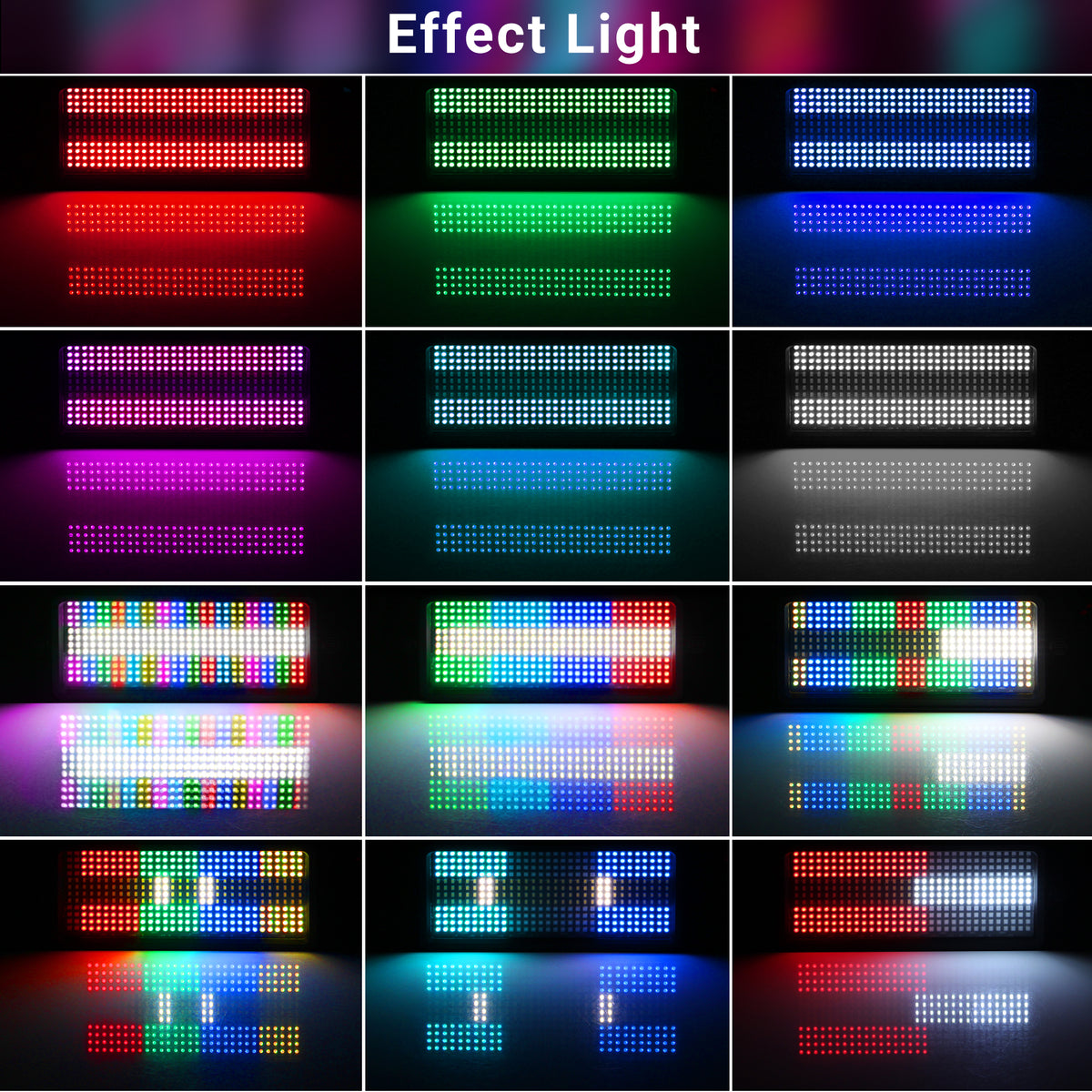 Shop 120W RGBW LED Stage Strobe Effect Lights with 48 Zones Chasing