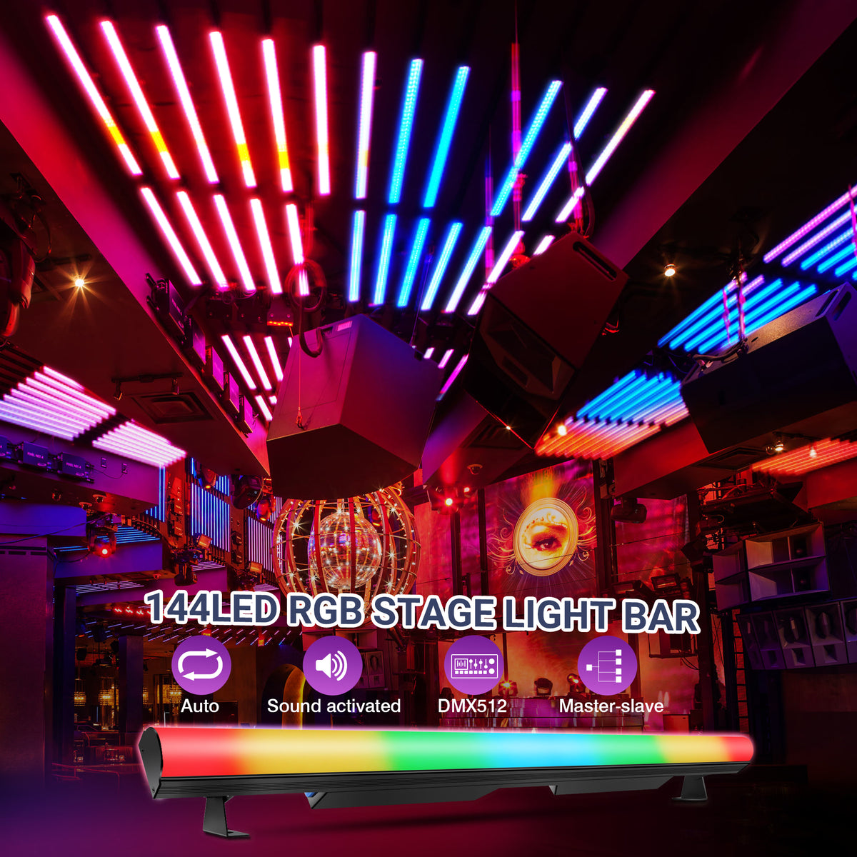 Shop 60W RGB LED Pixel Bar for Vibrant Indoor Lighting